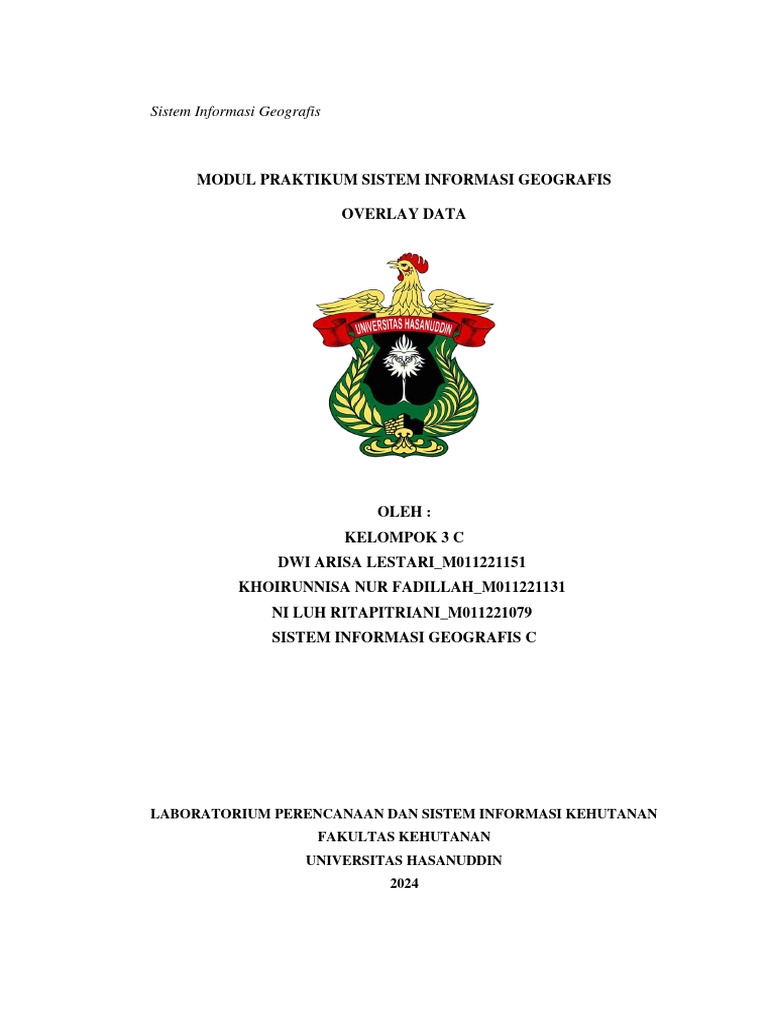 Praktikum Overlay Data dalam SIG | PDF