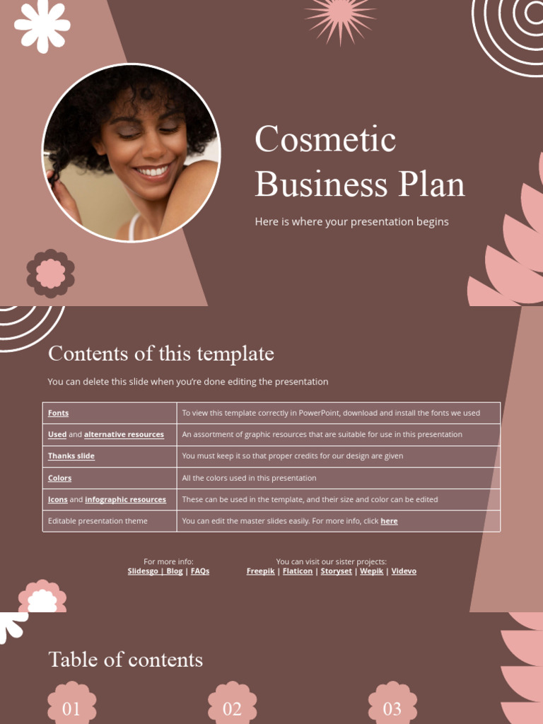 Cosmetic Business Plan by Slidesgo | PDF | Marketing | Pricing