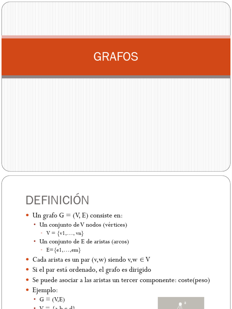 GRAFOS | PDF | Teoría de grafos | Vértice (teoría de grafos)