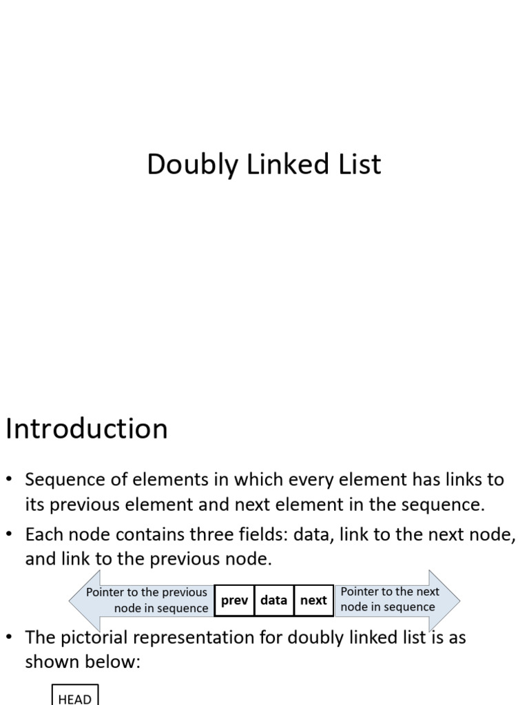 Doubly And Circular Linked List Pdf Pointer Computer Programming Algorithms And Data