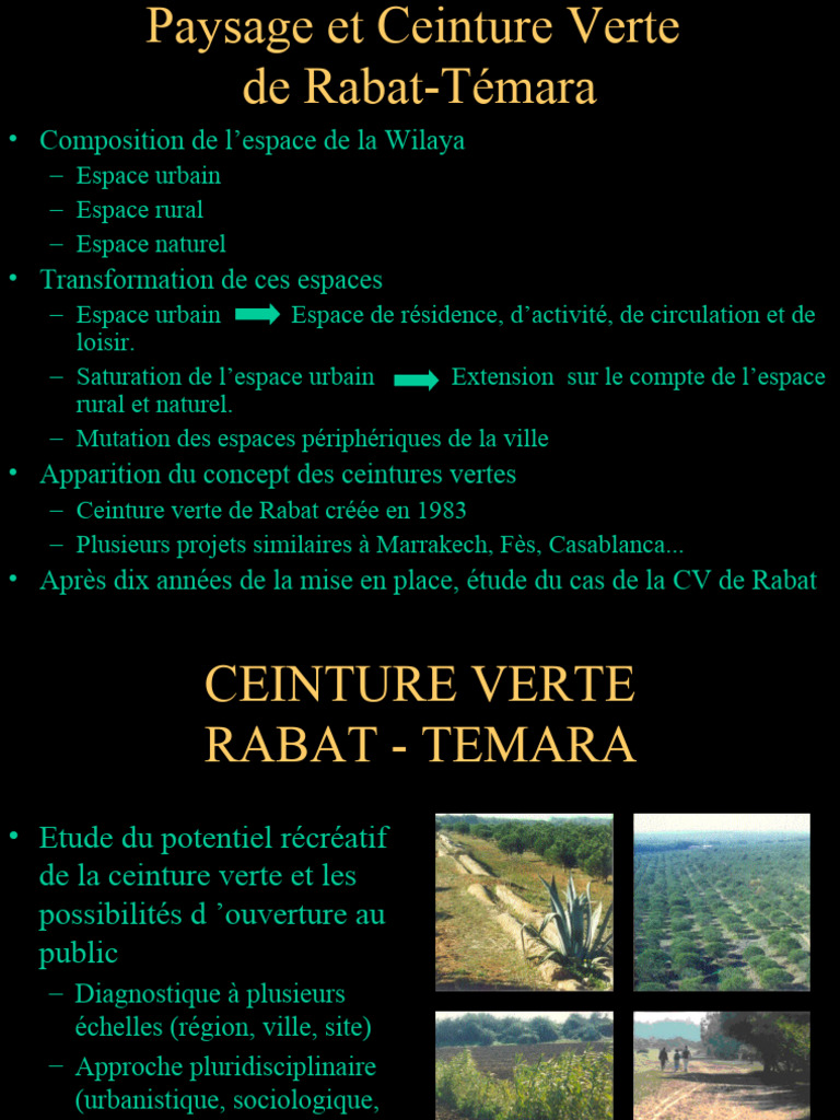 Ceinture Verte | PDF | Paysage | Parcs