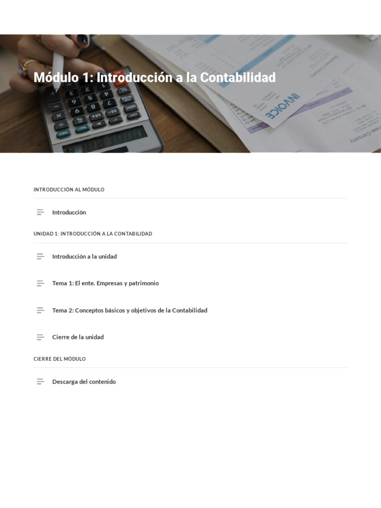 M1 - Introducción a la contabilidad | PDF | Contabilidad | Business