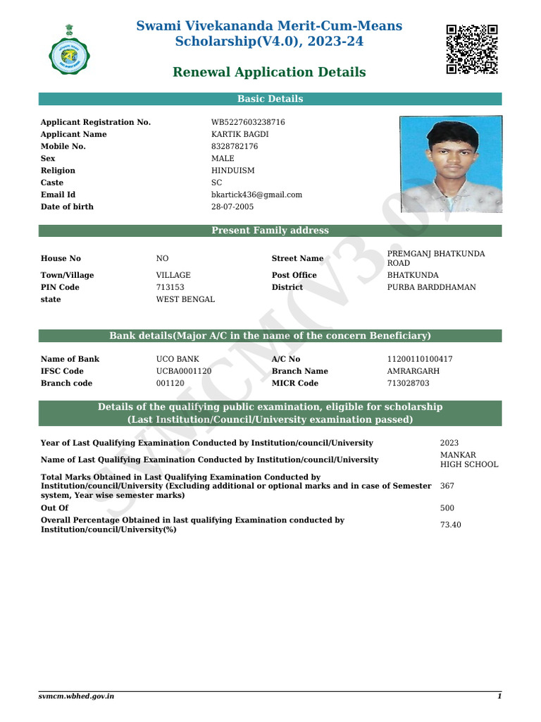 Application Details | PDF