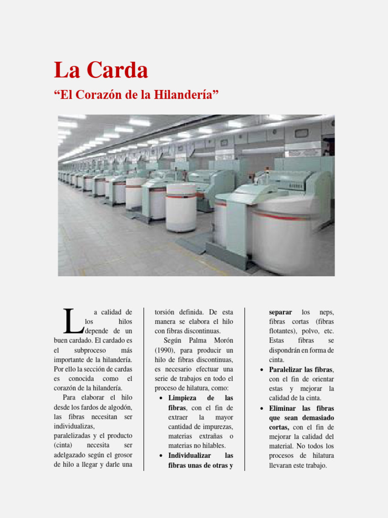 El Coraz N de La Hilander A 1709679050 | PDF | Spinning (Textiles)
