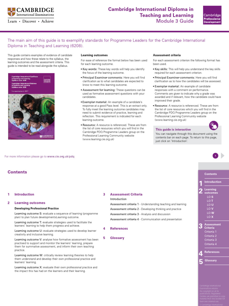 HO MODULE 3 GUIDE PDQ Teaching and Learning FINAL | PDF | Educational ...