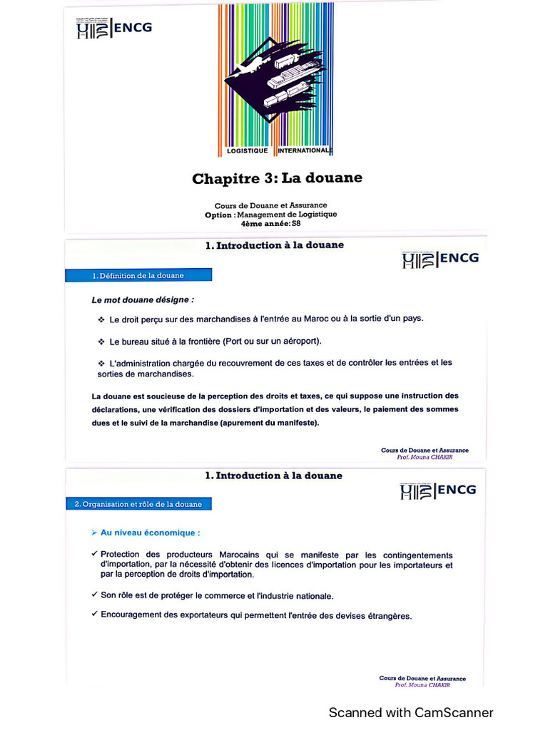 Douane & Assurance (2nd Part) | PDF