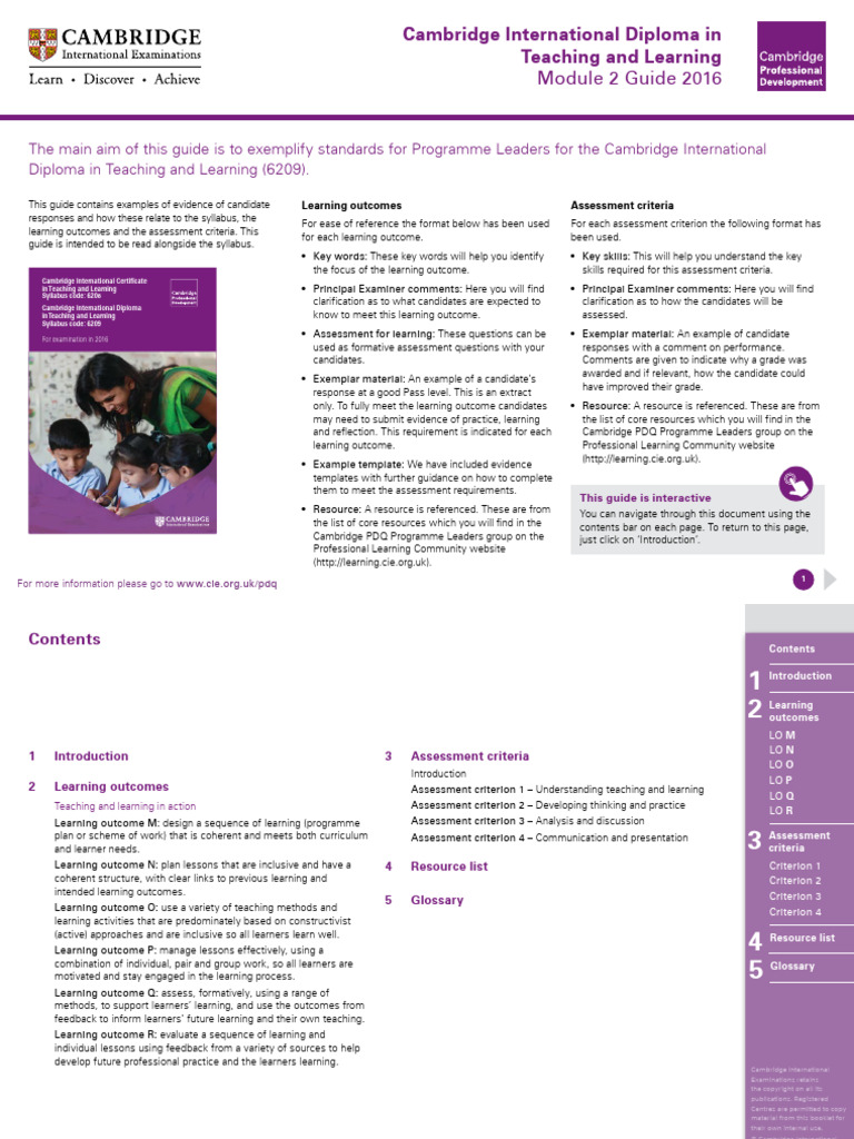 MOD 2 GUIDE Teaching and Learning Module 2-FINAL | PDF | Learning ...