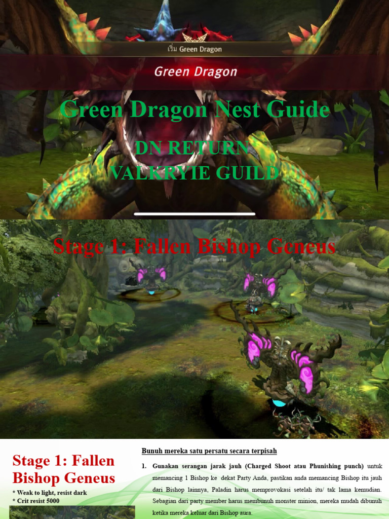 Panduan Lengkap Green Dragon Nest | PDF
