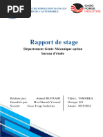 Rapport de Stage 1 | PDF | Usinage | Soudage