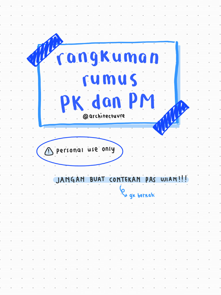 Rumus PK Dan PM | PDF