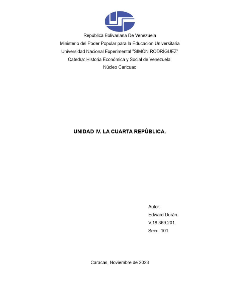 La Cuarta República Ii | PDF | Venezuela | Hugo Chavez