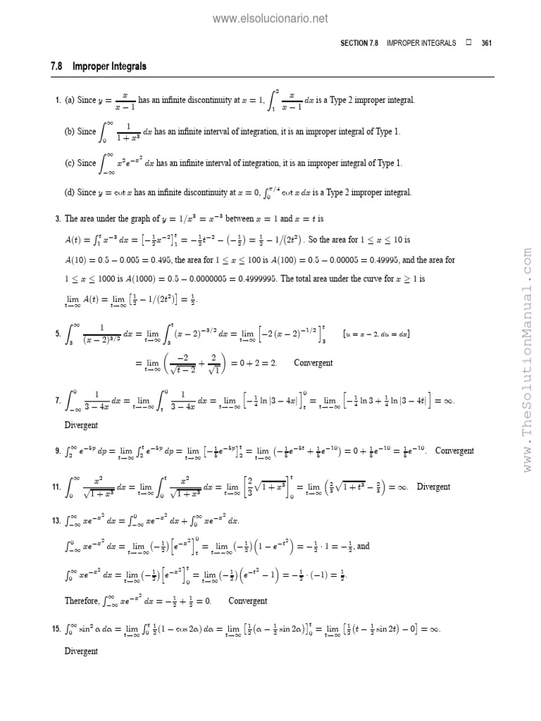 Solucionario Calculus Single Variable 7th by Eury Peralta | Download Free PDF | Integral ...
