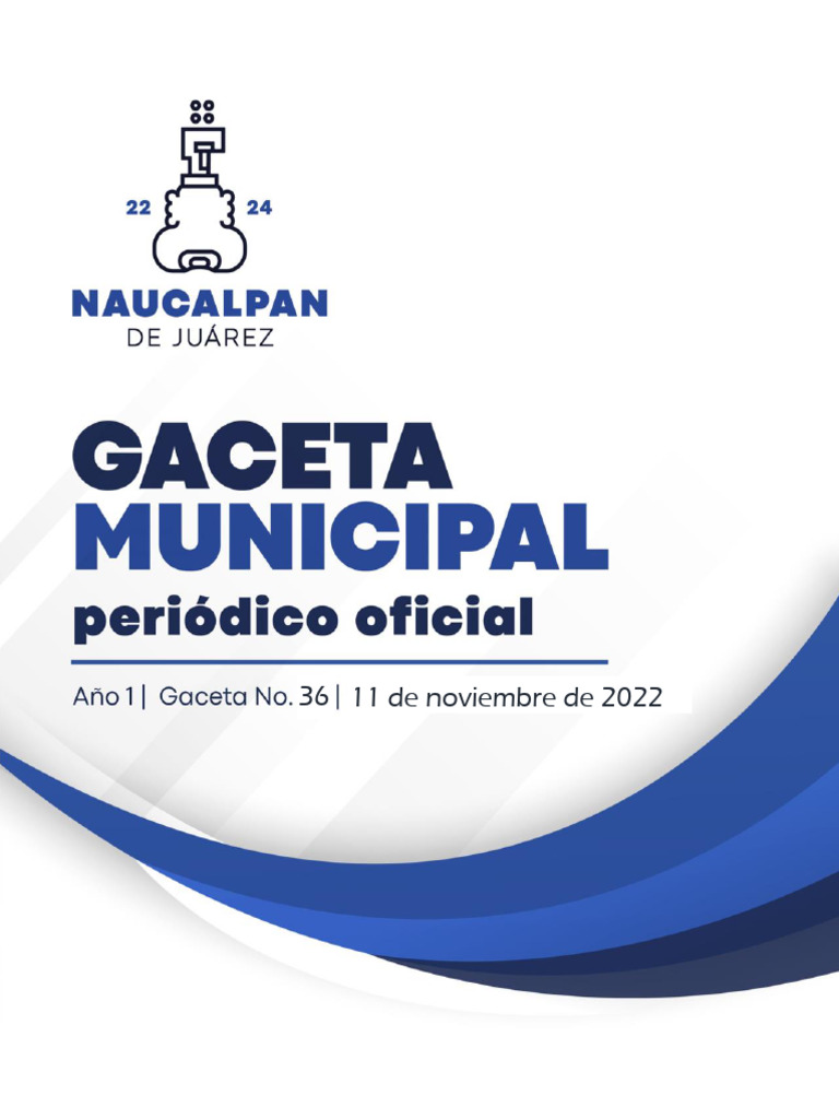 Gaceta Municipal No. 36 1 | PDF | Gobierno local | Presupuesto