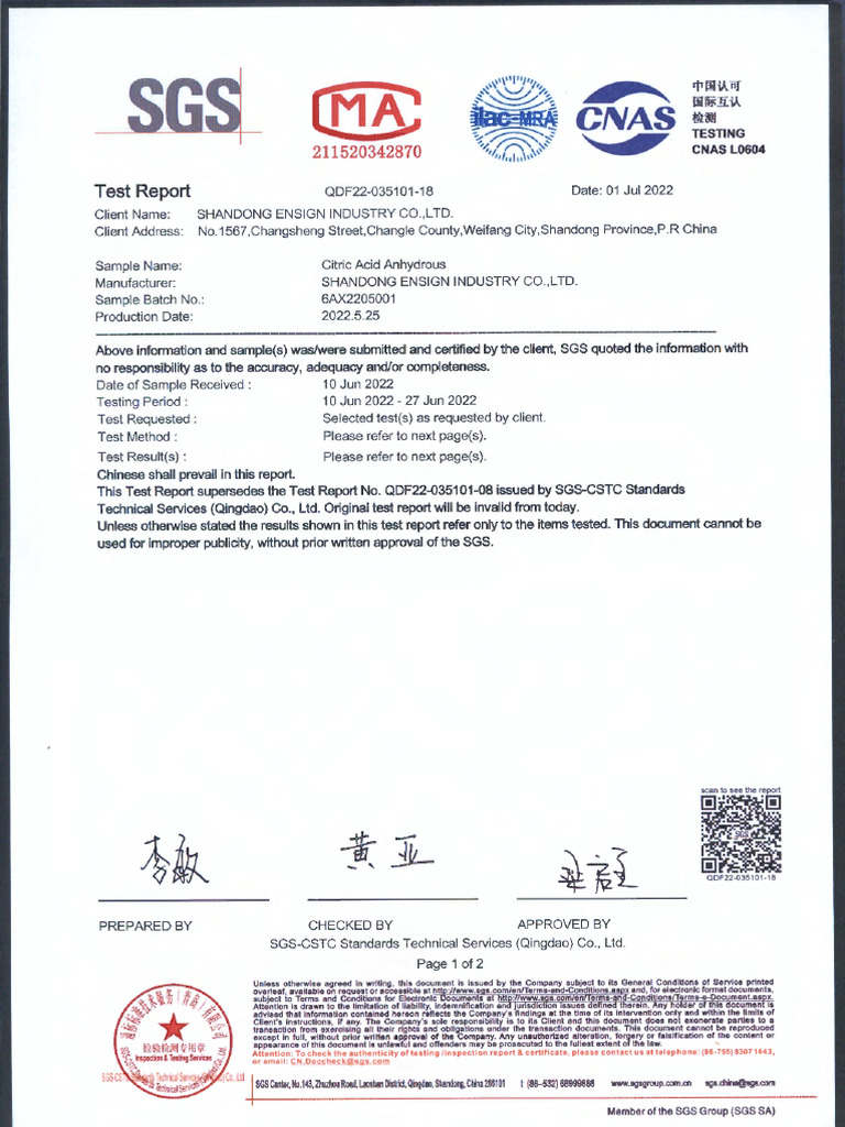 Heavy Metal Test Report-CAA | PDF | Magnesium | Cobalt