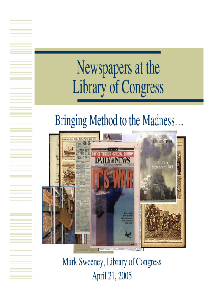 LCnphist | PDF | Library Of Congress | Libraries