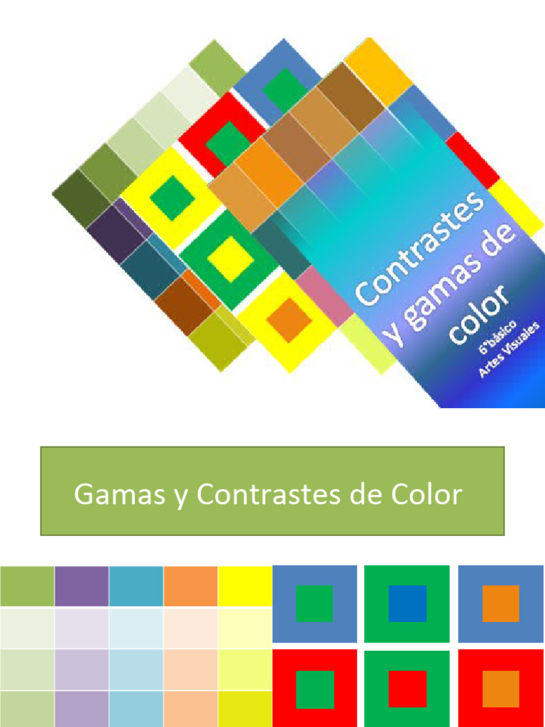 Sexto Basico Gama de Color y Contrastes | PDF | Color | Pinturas