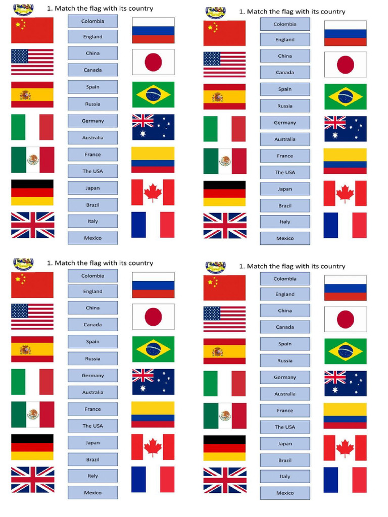 Countries and Nationalities Worksheet 6 | PDF