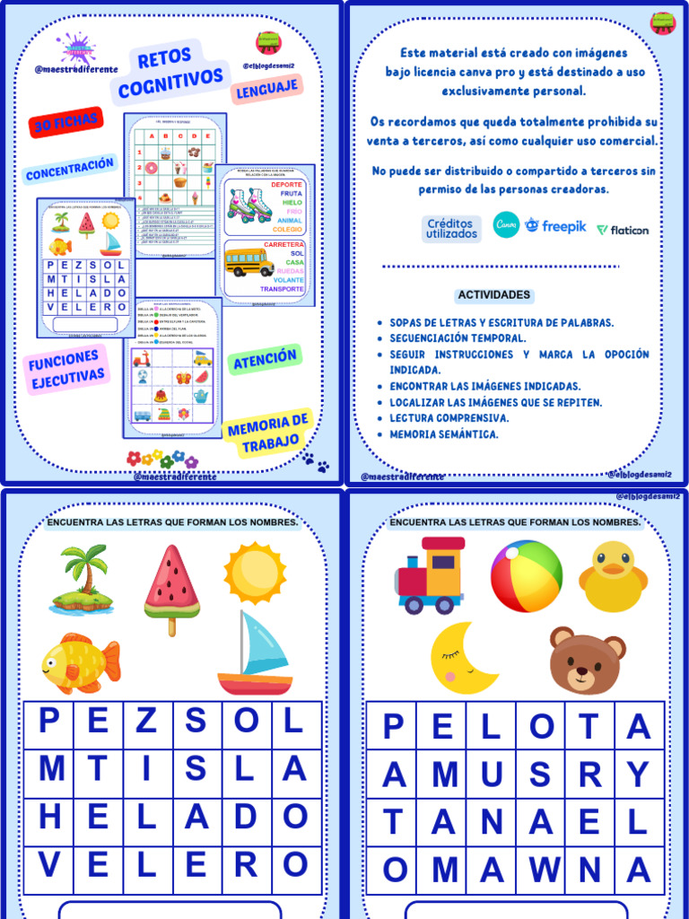 Retos Cognitivos Ana Charo | PDF