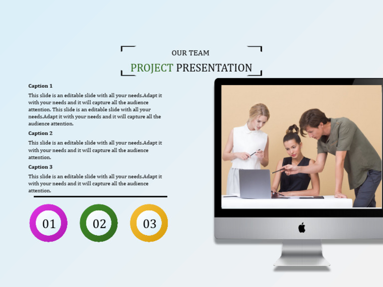 21297-powerpoint templates for project presentation-our team -project ...