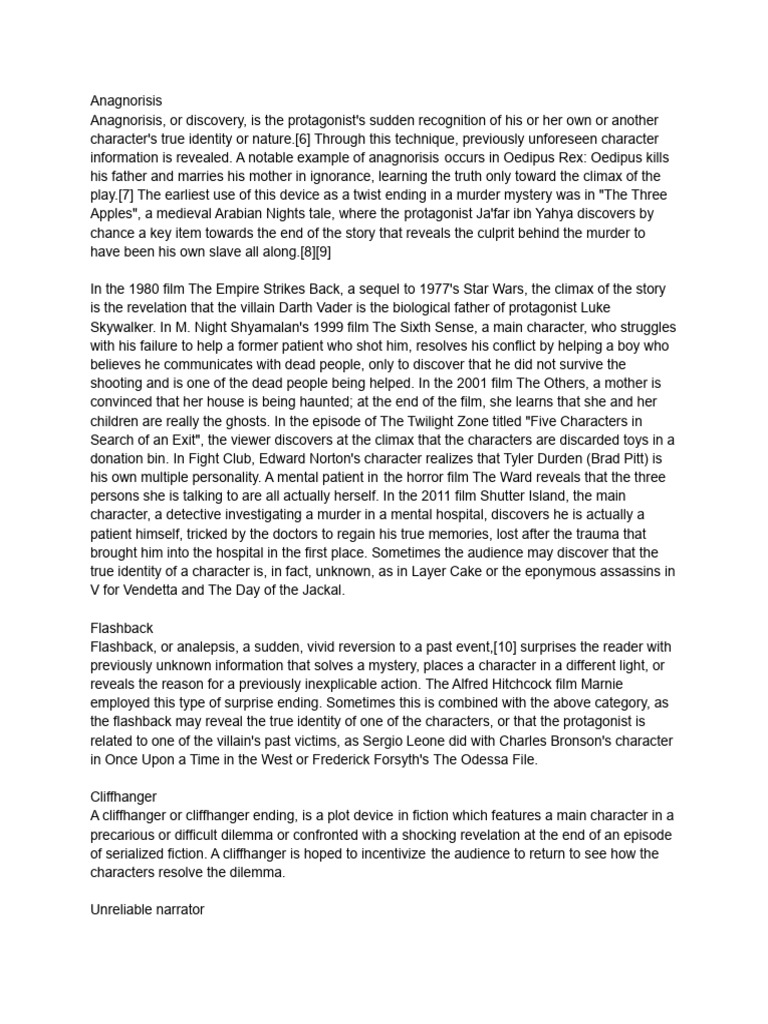 Wikipedia Twist Plot Twist | PDF