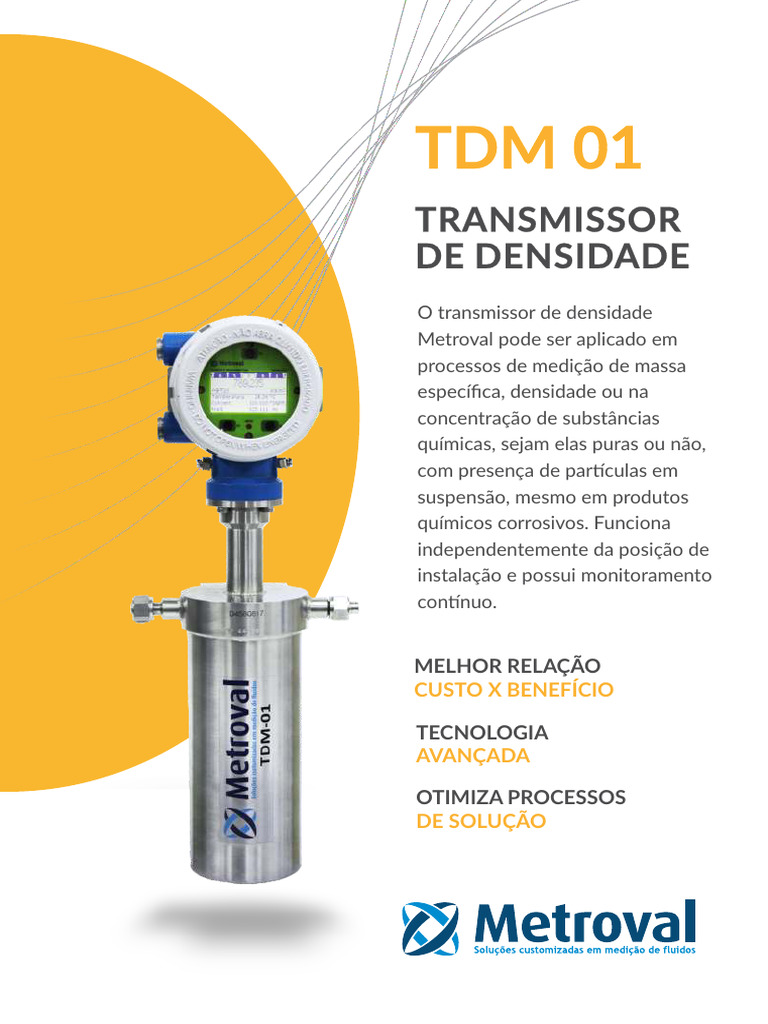 TDM 01 TRANSMISSOR DE DENSIDADE e Mail | PDF