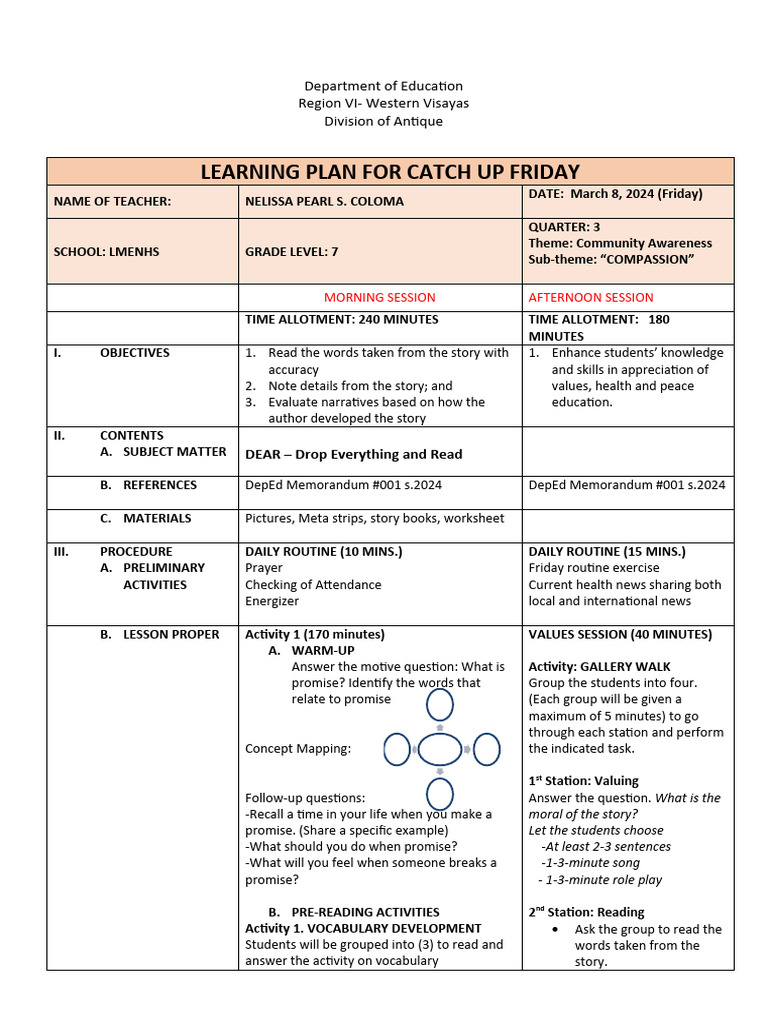 CATCH-UP-friday-LP-MARCH 8 2024 | PDF