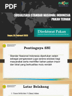 Buku Kumpulan Sni Pakan 2023 | PDF