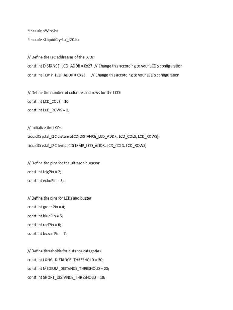 Code For The Park and Temperature | PDF | Liquid Crystal Display ...