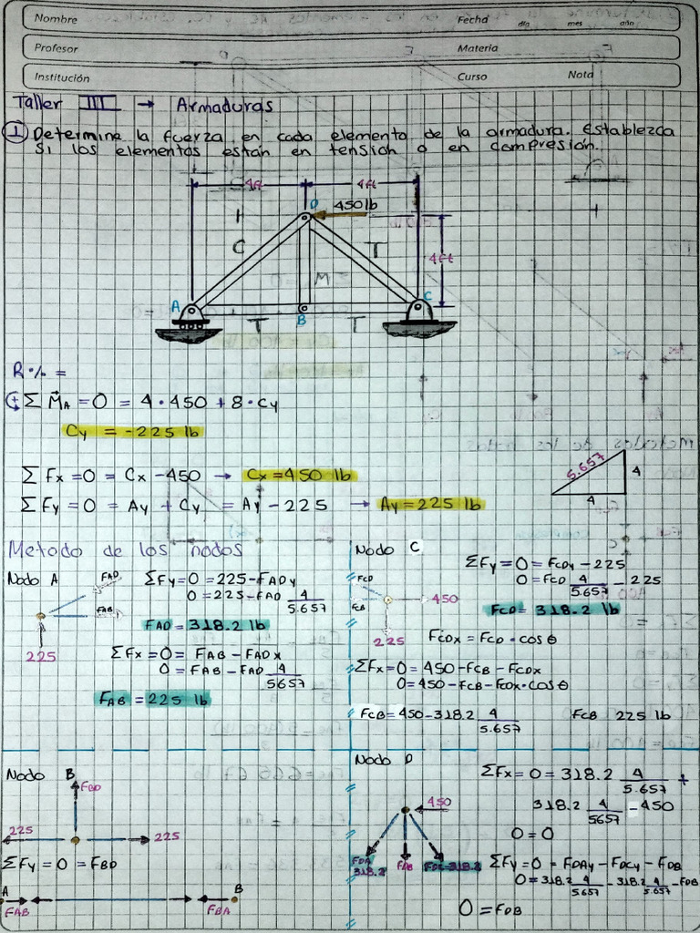 Taller 3 - Armaduras | PDF