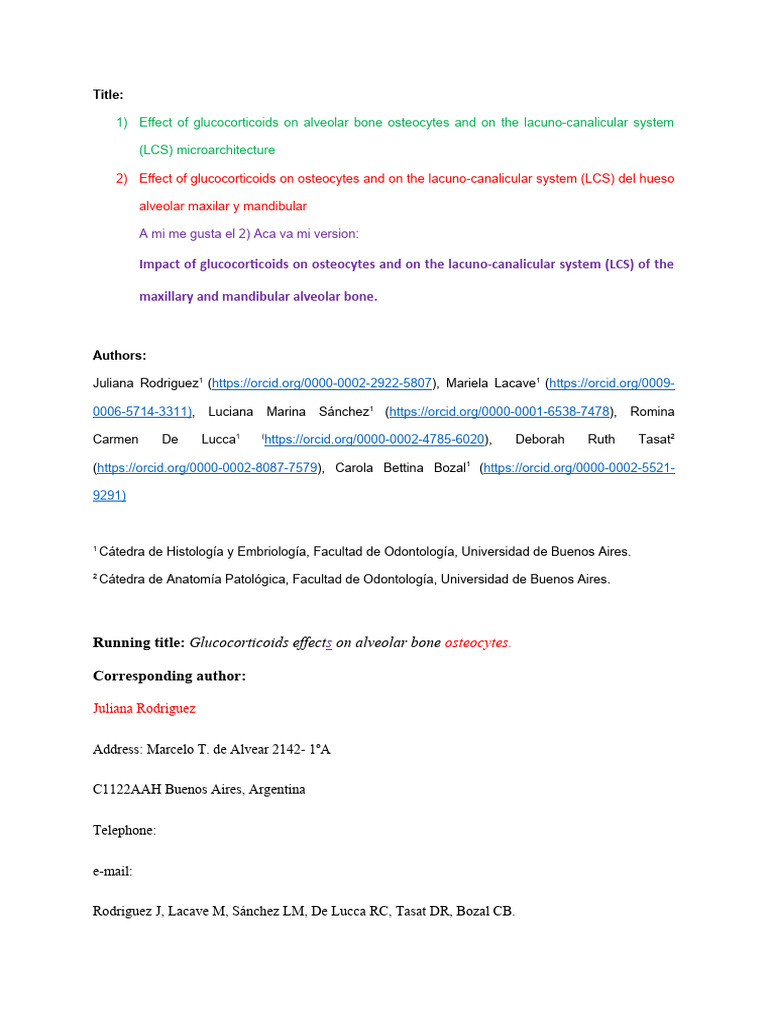 Main Manuscript para Revisar Co Autores-Visto DRT | PDF | Osteoblast | Cellular Differentiation