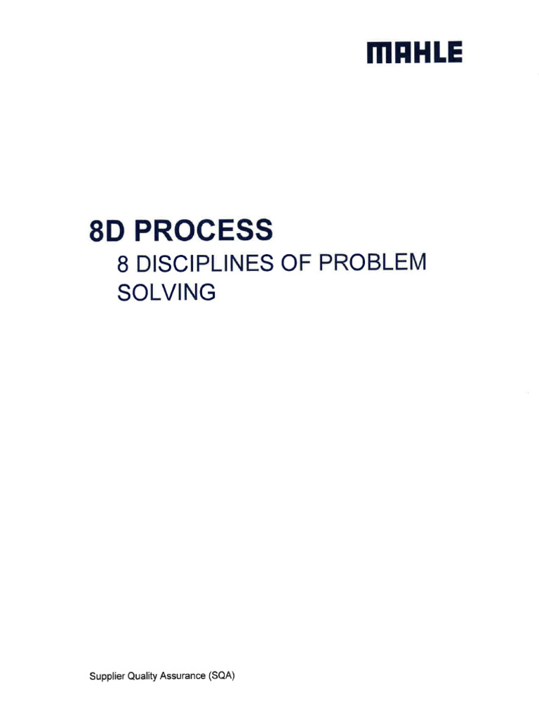 8d-Process-Problem Solving | PDF