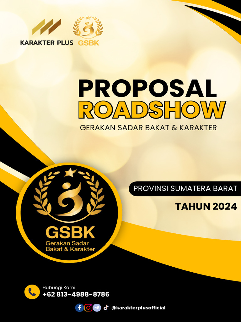 Proposal Roadshow GSBK - Kampus Dan Sekolah | PDF