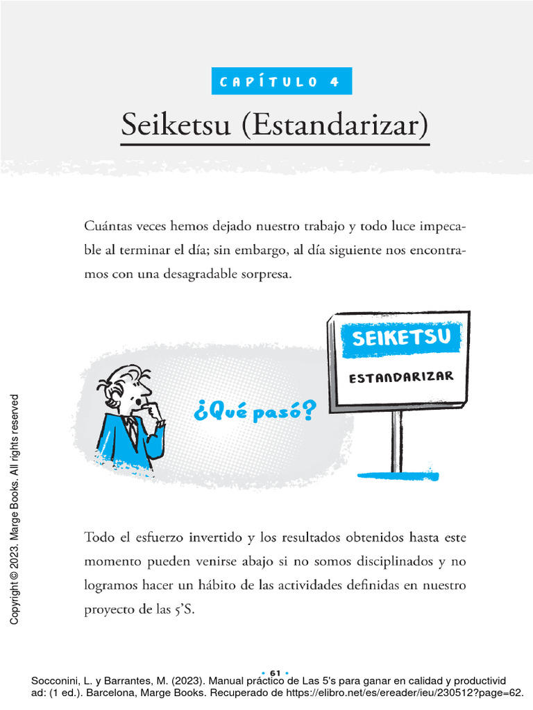 Manual Practico de Las 5's SEIKETSU | PDF