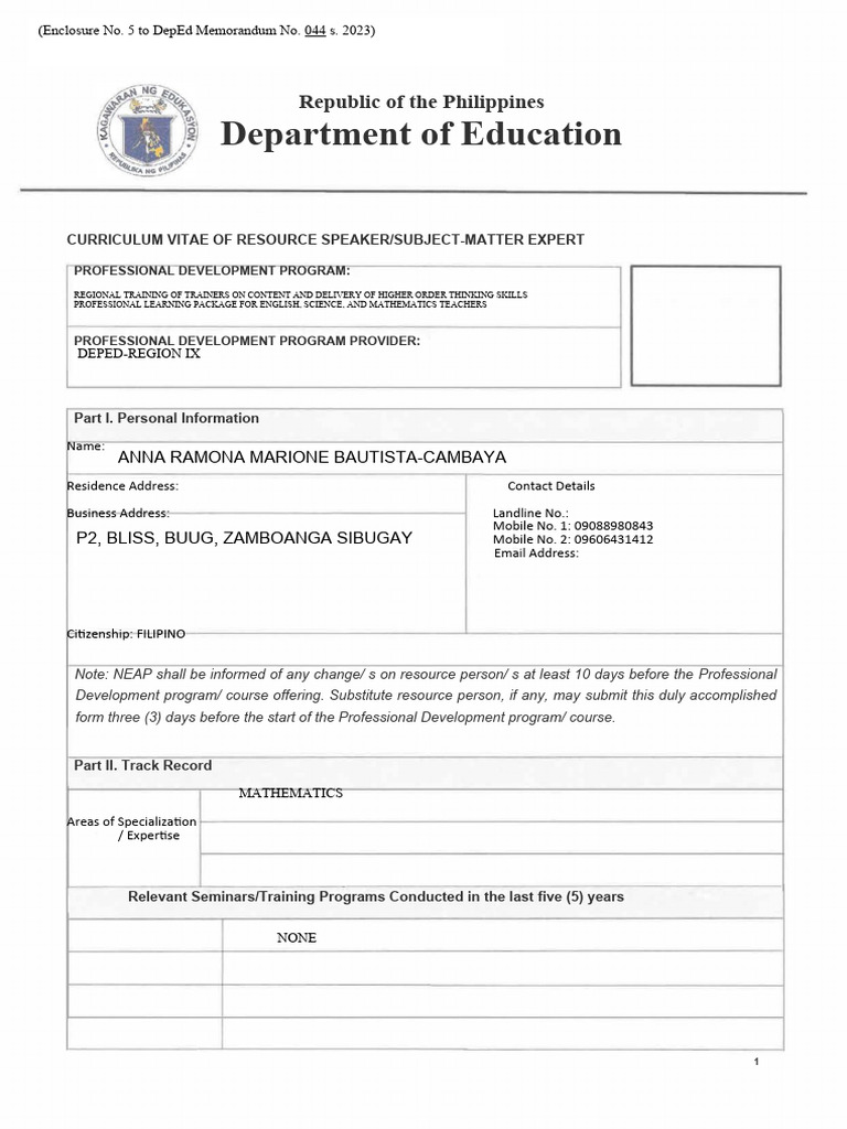 ANNA-RAMONA-MARIONE DM s2023 044-CV | PDF