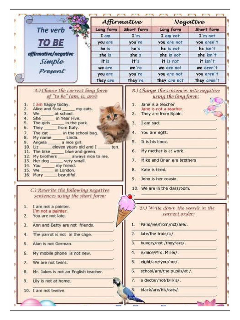 Worksheets 1ro | PDF
