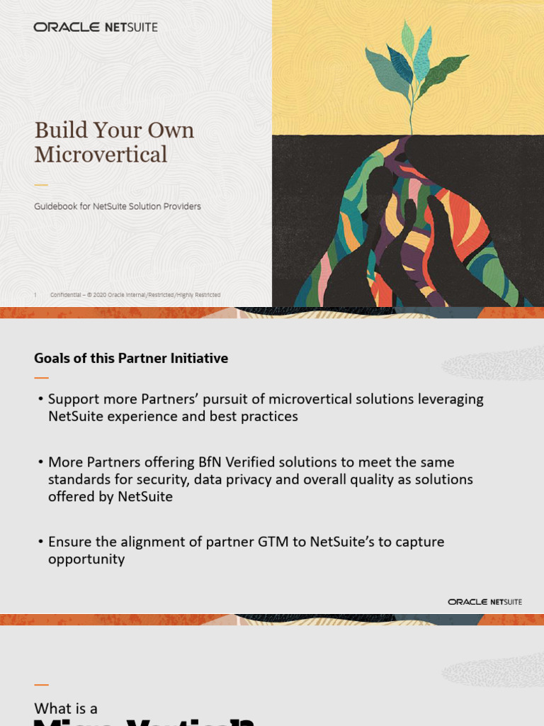 SuiteSuccess Micro-Vertical Program Guide v1 | PDF | Oracle Corporation ...