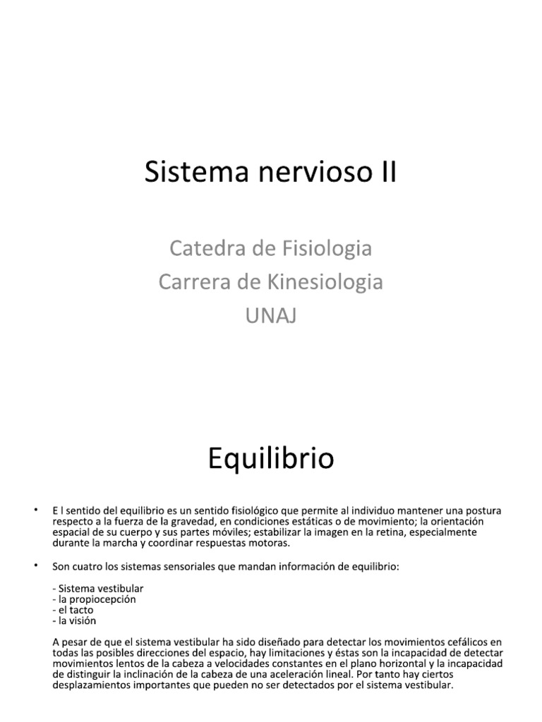 Sistema Nervioso II | PDF Sistema Nervioso II | PDF