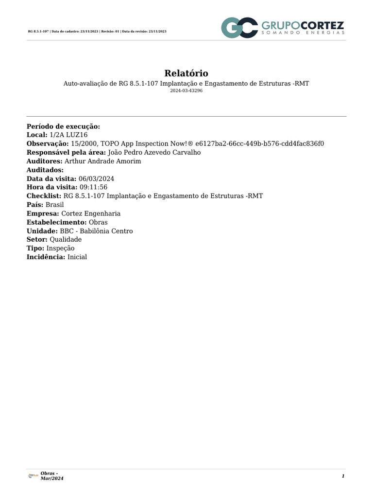 Inspection-2024-03-43296 - 1-2A LUZ16 IMP | PDF