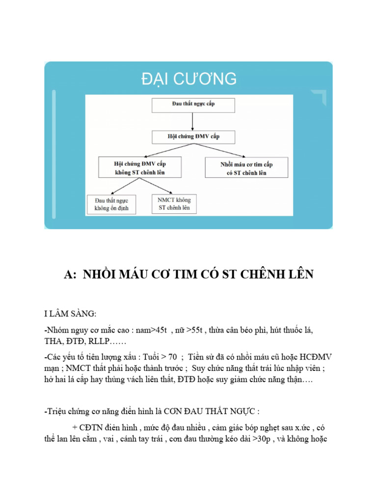 NH I Máu Cơ Tim | PDF