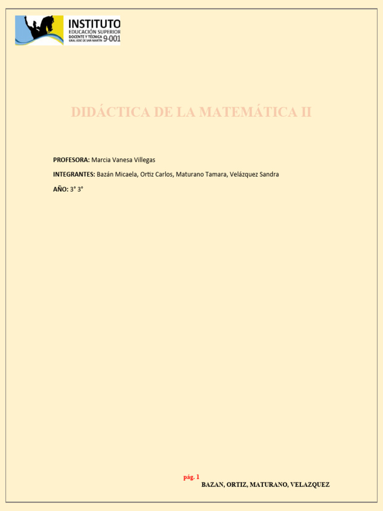 DIDACTICA DE LA MATEMATICA II Multiplo y Divisores | PDF