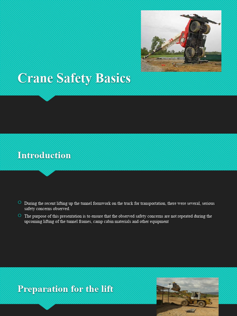 Crane Safety Training | PDF | Crane (Machine) | Elevator