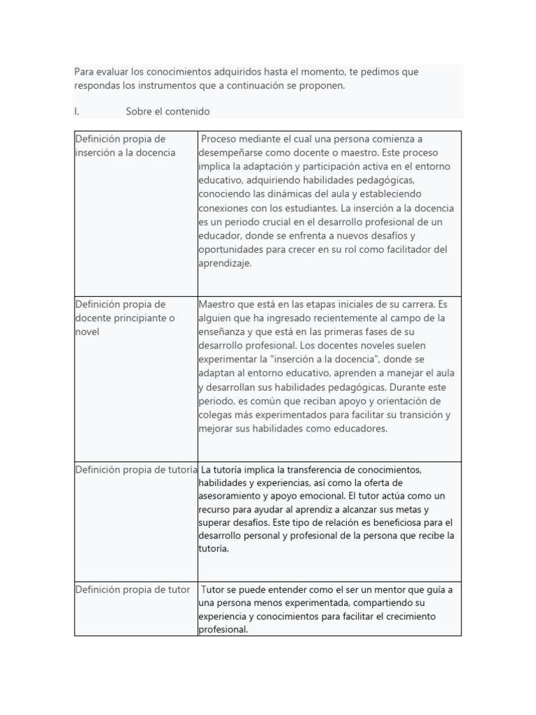 Autoevaluacion TUTOR | PDF | Enseñando | Ciencia cognitiva