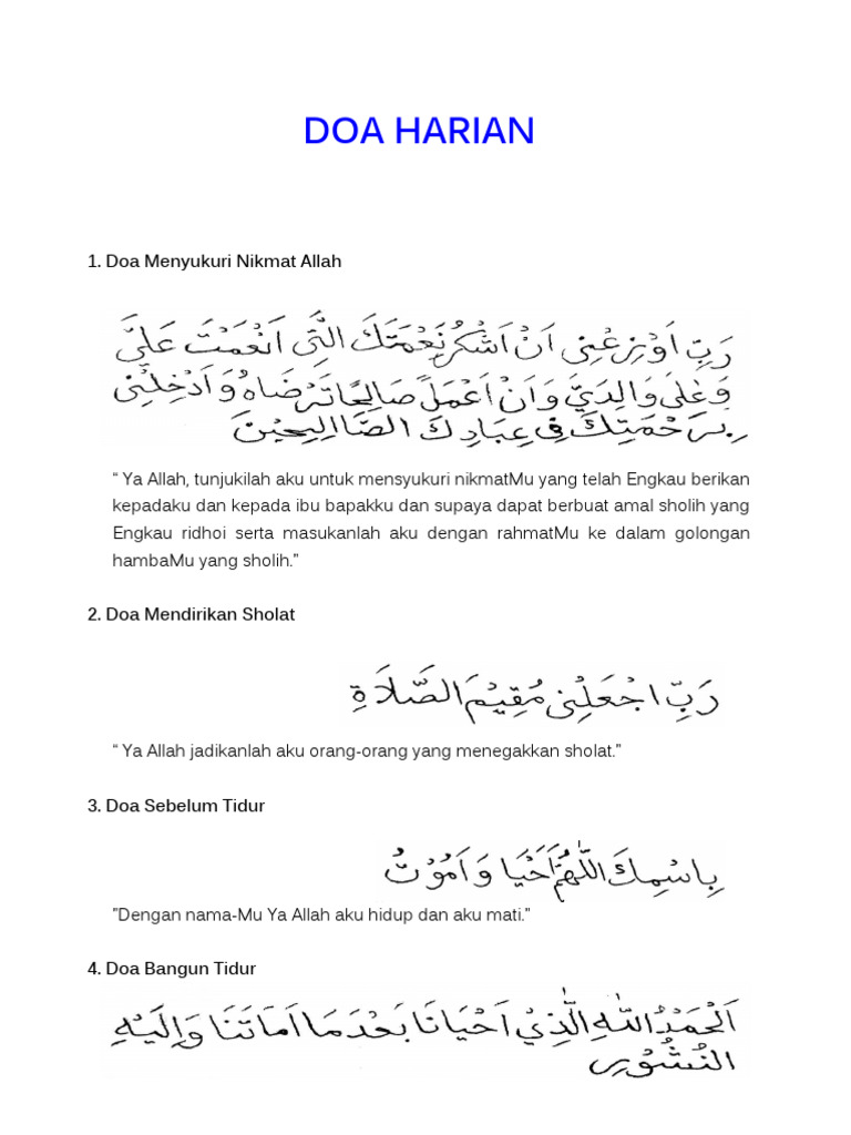 doa-harian | PDF