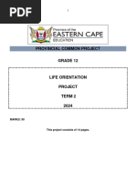 Project Grade 12 Term 2 2024 Final | PDF | Cyberbullying | Questionnaire