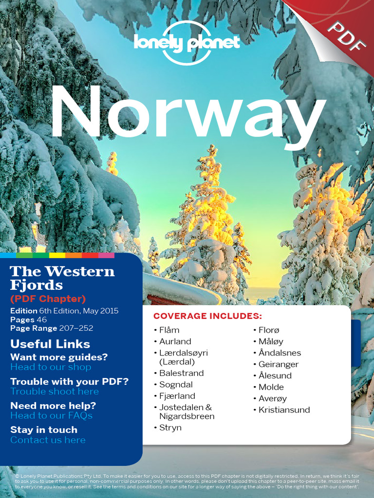 Norway 6 Western Fjords | PDF | Hydrology | Physiographic Divisions