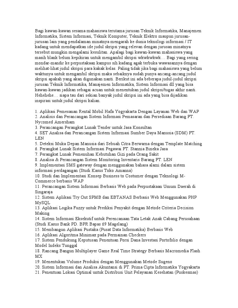Contoh TA | PDF