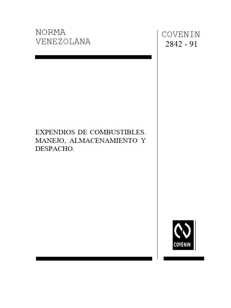 Norma Venezolana COVENIN 2842-91 | PDF | Materiales