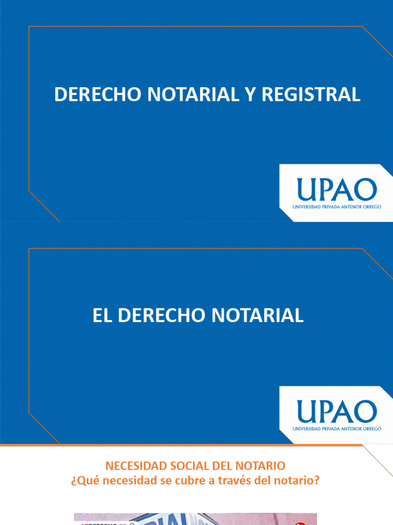 Tema 1 Necesidad Social Del Notario. Definición Características y ...