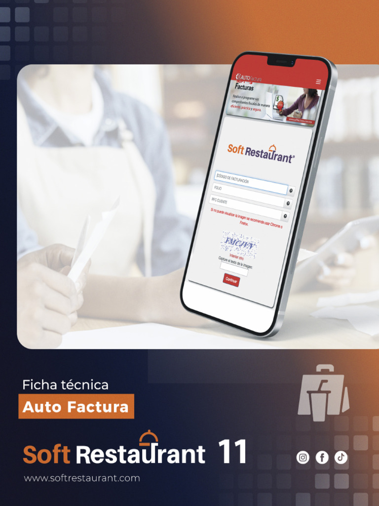 Auto Factura en Soft Restaurant | PDF | Código QR | Red mundial
