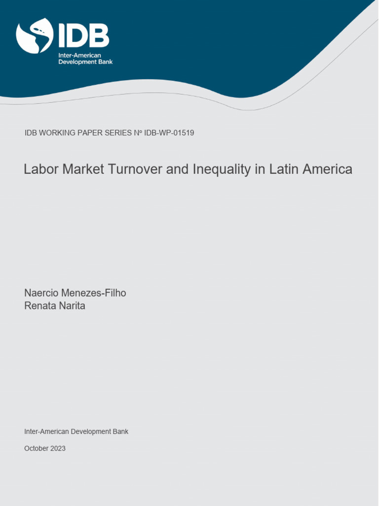 Labor Market Turnover and Inequality in Latin America | PDF | Labour ...